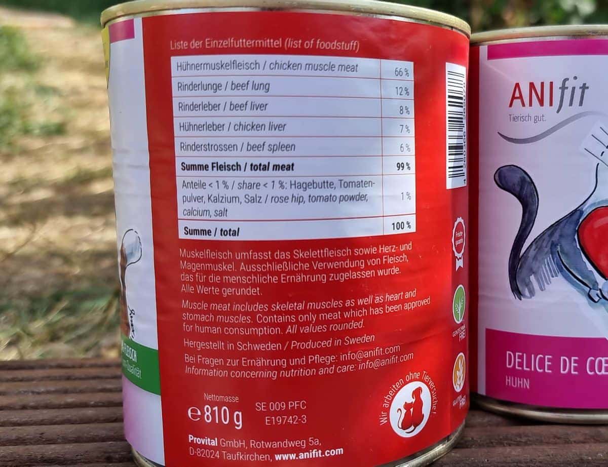 ANIfit Katzenfutter Test und unsere Erfahrungen